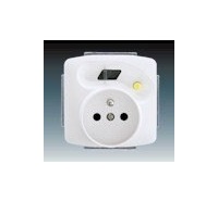 ABB Tango - Zásuvka jednonásobná, bezpečnostná FI-DOS so vstavaným prú ...