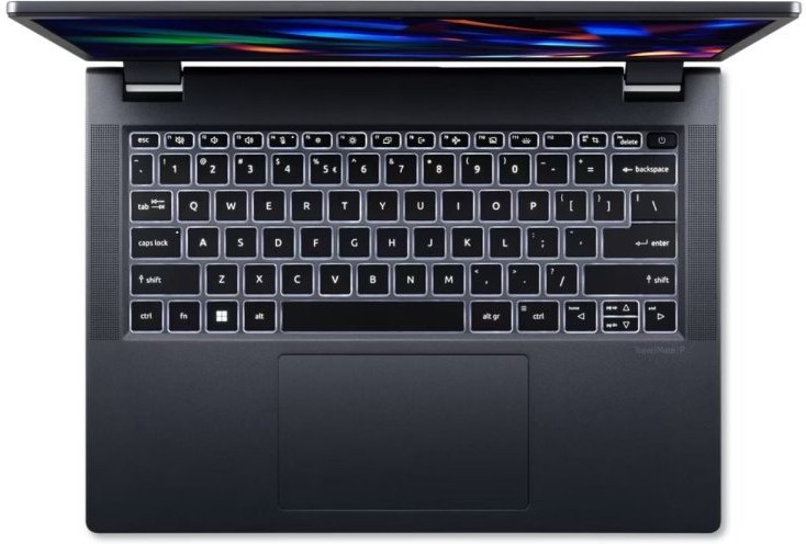 Acer TravelMate P4 14 TMP414-55-TCO-5106, modrý - notebook