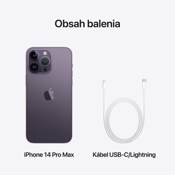 Apple iPhone 14 Pro Max, 128 GB, Deep Purple - mobil | VÝPREDAJ