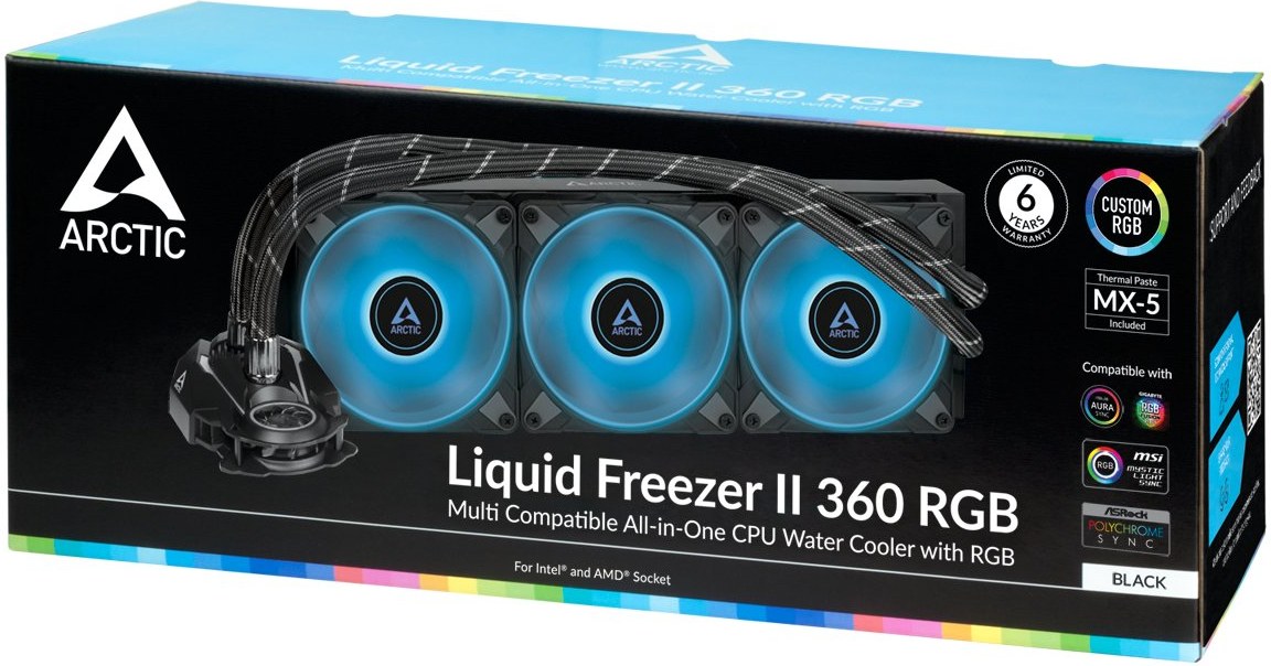 ARCTIC Liquid Freezer II - 360 RGB - chladič pre procesor | VÝPREDAJ