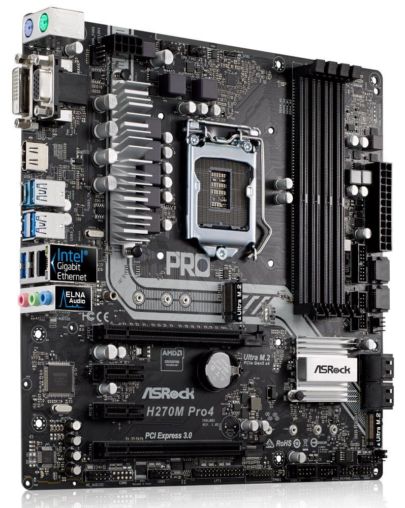 ASRock H270M Pro4 | VÝPREDAJ | Datacomp.sk