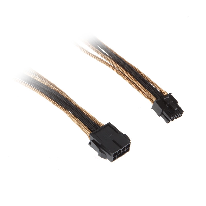 BitFenix 8-Pin EPS12V Extension 45cm - sleeved gold / black | VYPREDAJ ...
