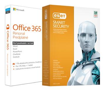 Eset Smart Security + Office 365 Personal (akciový balík)