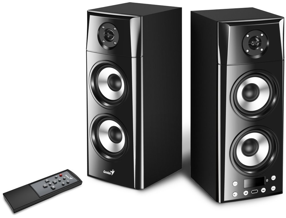 Genius reproduktory, SP-HF2800 BT 2.0, 60W, Drevené, Bluetooth, USB ...