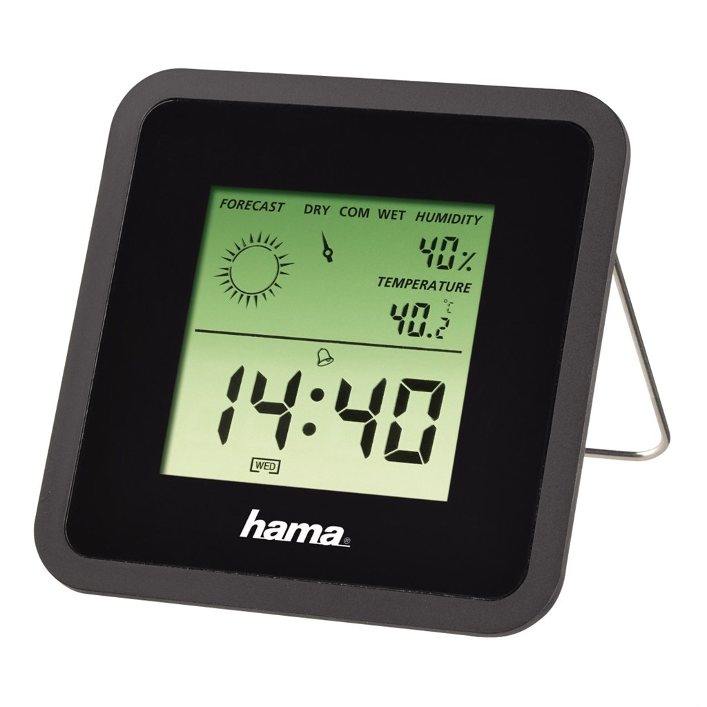 Hama TH50, teplomer-vlhkomer, čierny | VYPREDAJ | Datacomp.sk