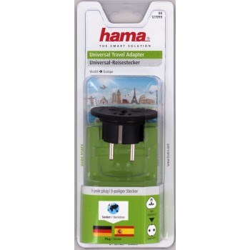 Hama zásuvkový adaptér univerzálny do SR | VÝPREDAJ