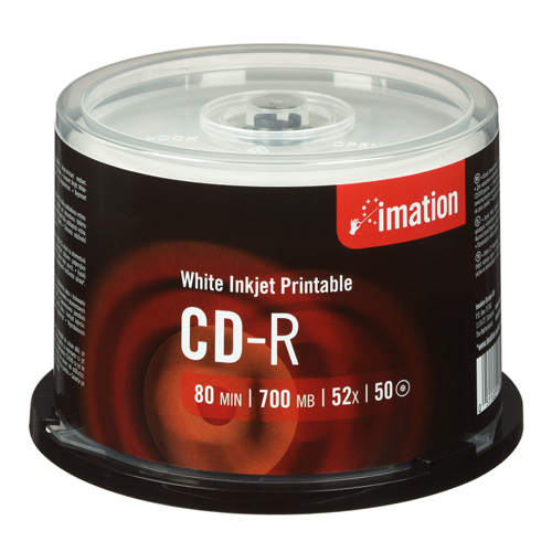 Imation CD-R 50 pack 52x/700MB/Printable | VYPREDAJ | Datacomp.sk