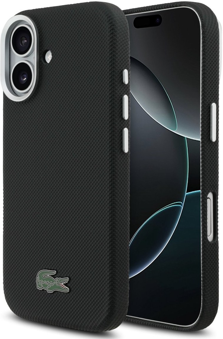 Lacoste PVC Iconic Petit Pique Metal Logo MagSafe kryt pre iPhone 17 ...