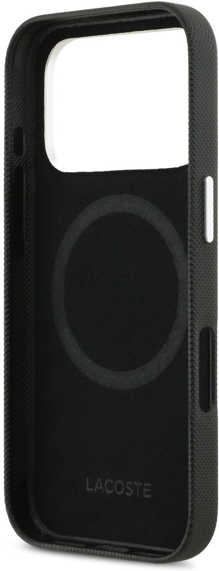 Lacoste PVC Iconic Petit Pique Metal Logo MagSafe kryt pre iPhone 17 ...