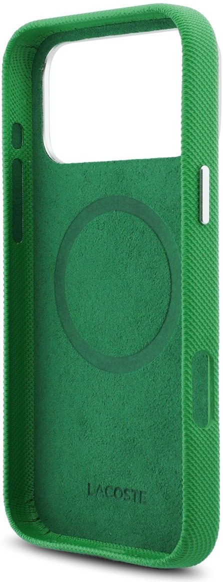 Lacoste PVC Iconic Petit Pique Metal Logo MagSafe kryt pre iPhone 17 ...