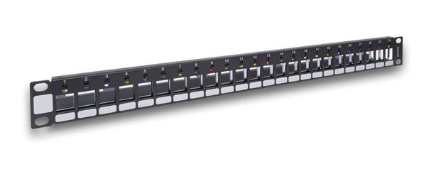 Legrand LINKEO modulárny patchpanel 24port 1U pre UTP i STP keystone ...