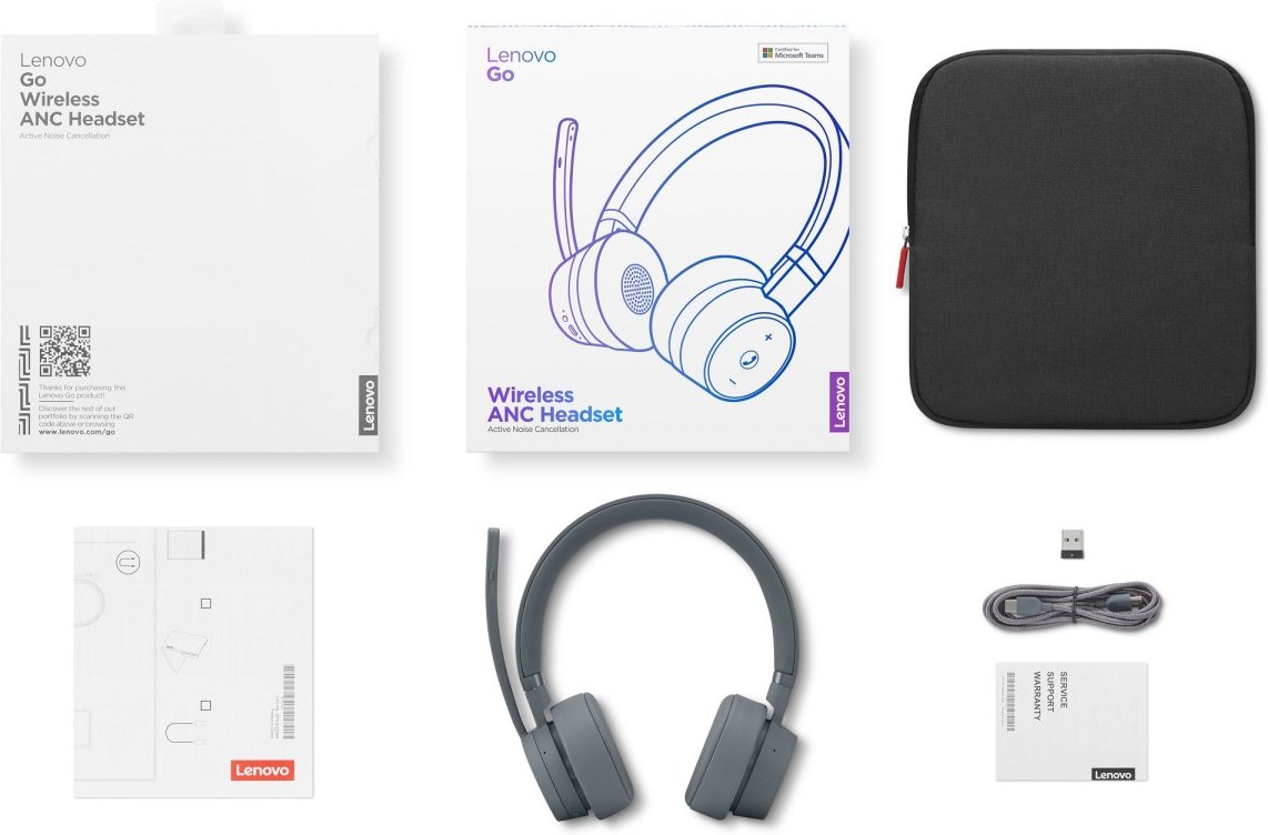 Lenovo Go WL ANC Headset | VÝPREDAJ | Datacomp.sk