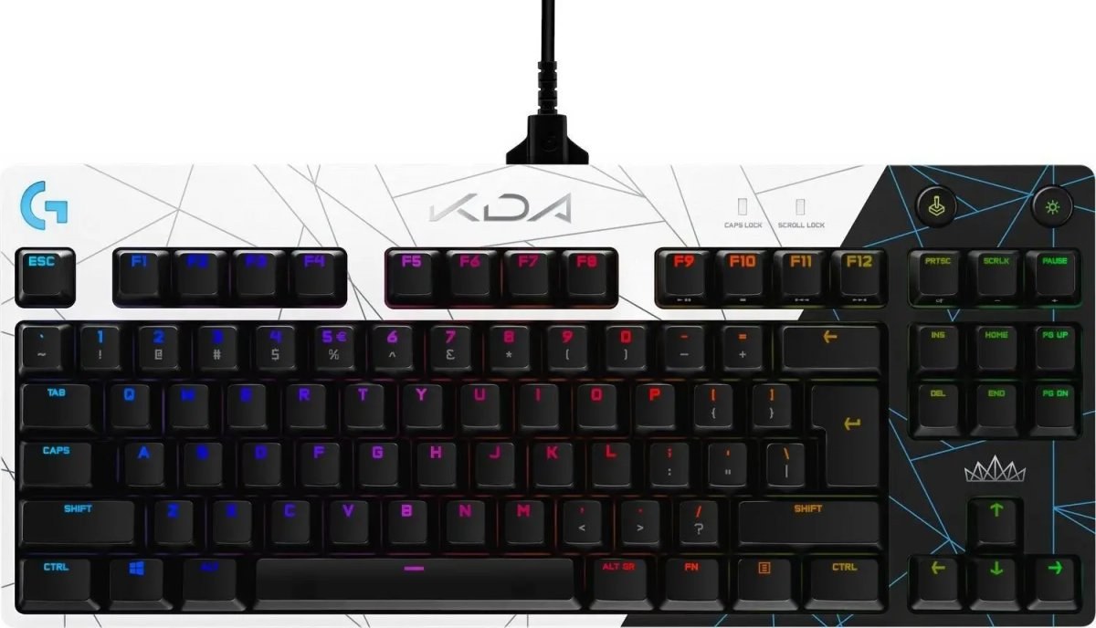 Logitech G PRO K/DA LoL Mechanical Gaming Keyboard,RGB herná klávesnica ...