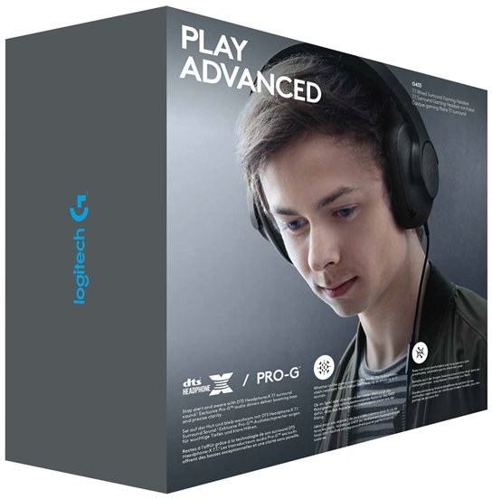 Logitech G433 7.1 Surround Sound, herné slúchadlá, čierne | VÝPREDAJ