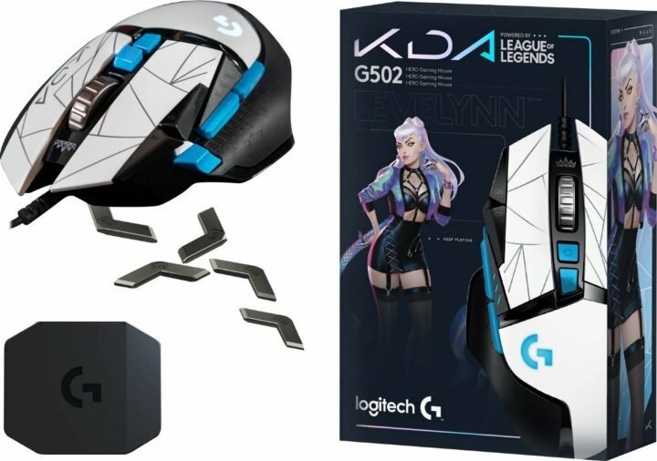 Logitech G502 HERO, herná myš, K/DA | VÝPREDAJ