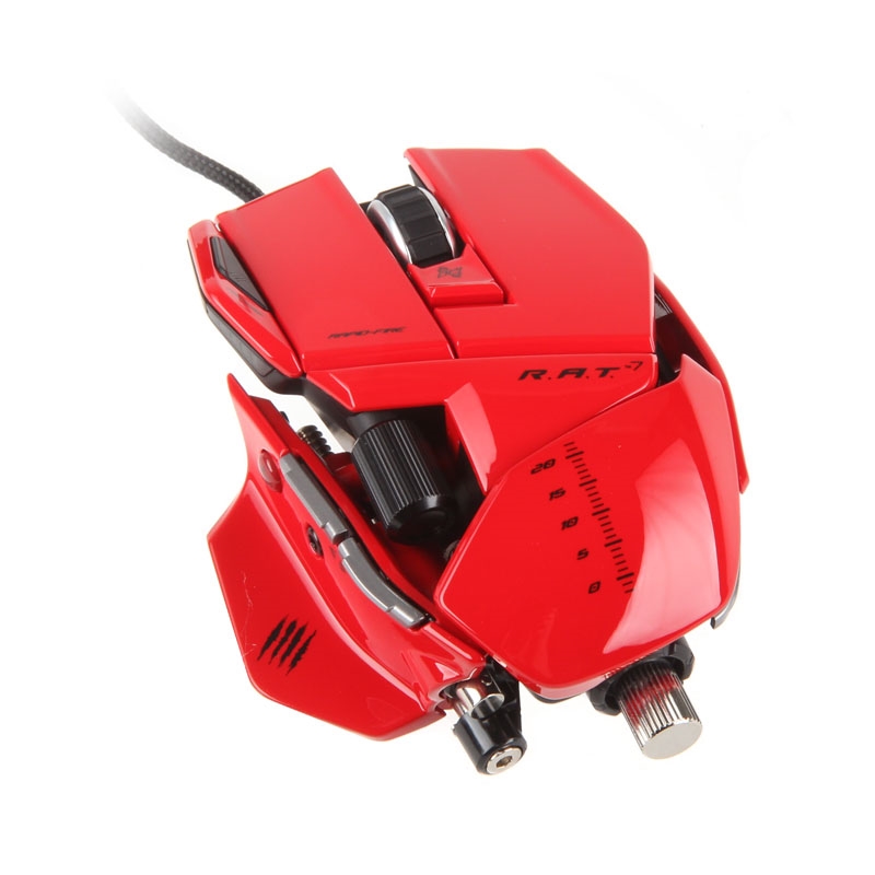 Mad Catz Cyborg R.A.T.7 6400 dpi Mouse - red | VYPREDAJ | Datacomp.sk