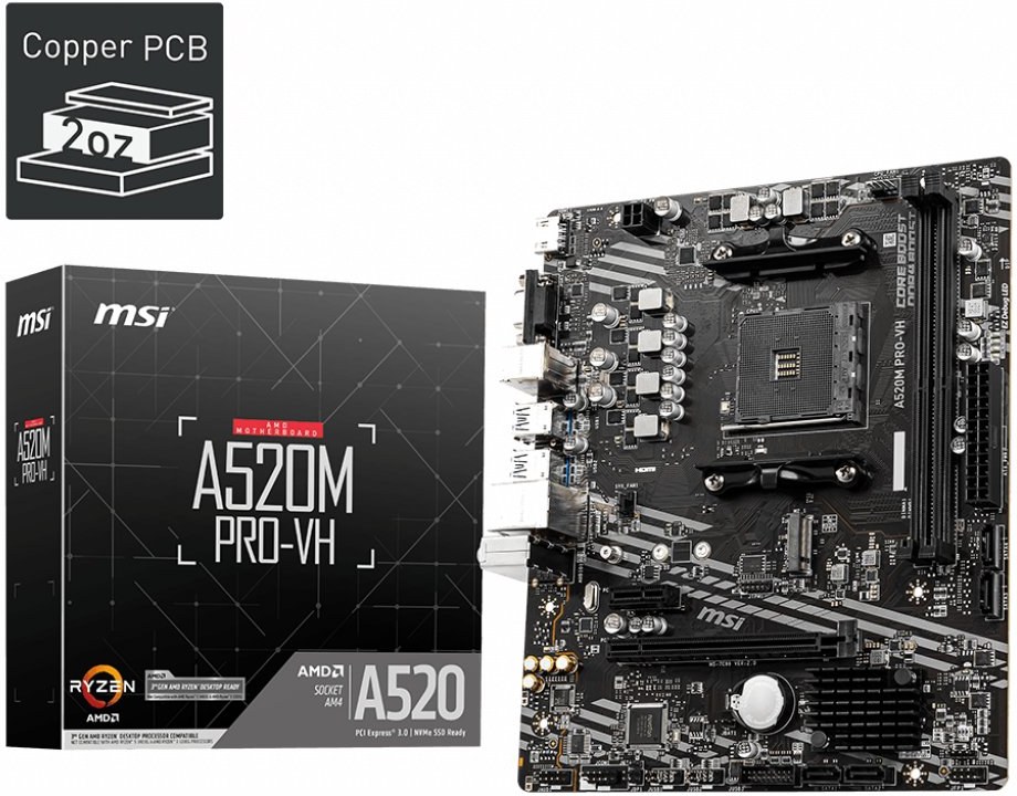 MSI A520M PRO-VH | VÝPREDAJ | Datacomp.sk