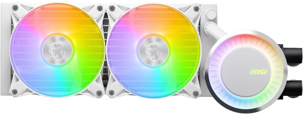 MSI vodní chladič CPU MAG Core Liquid E240 WHITE/ 2x 120mm ARGB fan ...