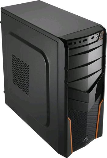 PC skrinka Aerocool ATX PGS V2X BLACK / ORANGE, USB 3.0, bez zdroja ...