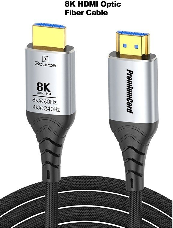 PremiumCord optický fiber kábel Ultra High Speed HDMI v2.1 M/M ...