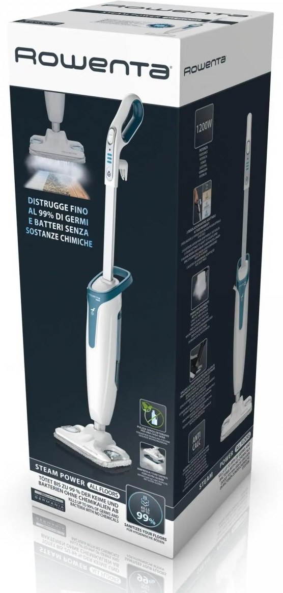 Rowenta Steam Power RY6597WH, parný čistič, biely | VÝPREDAJ