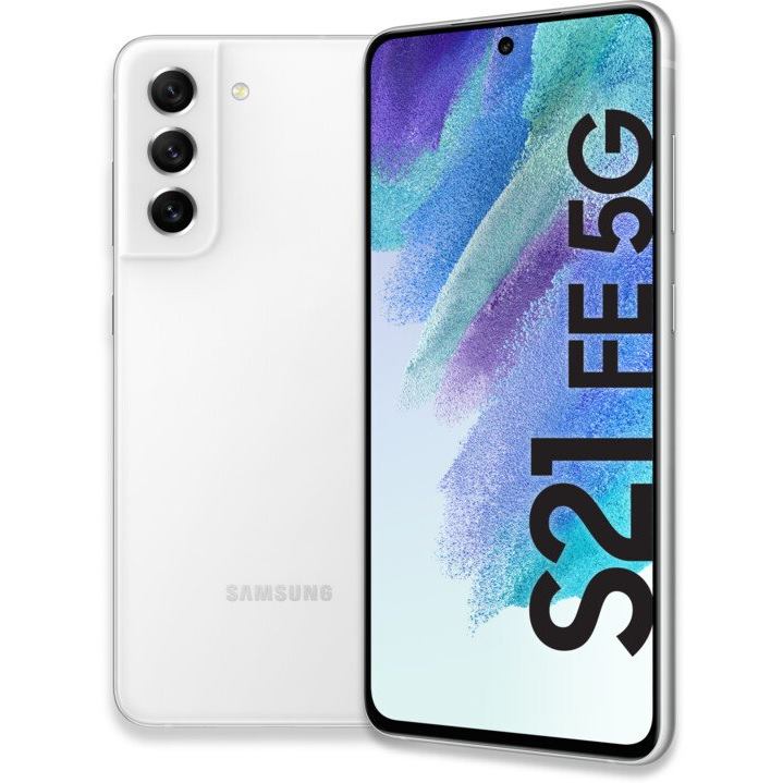 Samsung G990B2 Galaxy S21 FE 5G, 128 GB, Dual SIM, biely - mobil | VÝPREDAJ