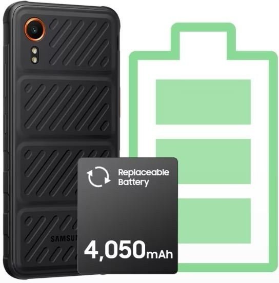 Samsung Galaxy Xcover 7, 5G, 128 GB, Dual SIM, čierny - rozbalený - mobil