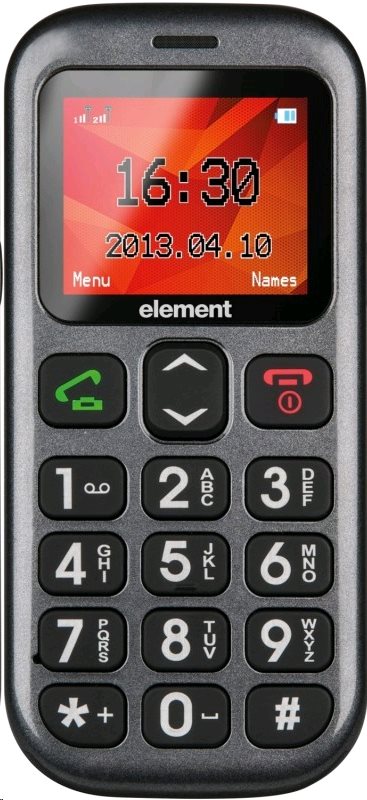 Sencor Element P001S, mobilný telefón, Dual SIM, čierny | VYPREDAJ ...