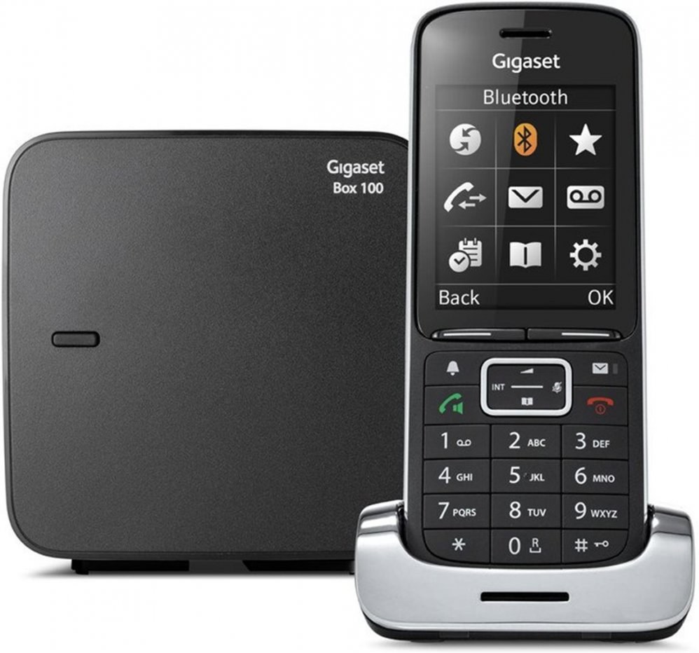 SIEMENS Gigaset SL450, DECT/GAP bezdrátový telefón, čierny | VÝPREDAJ
