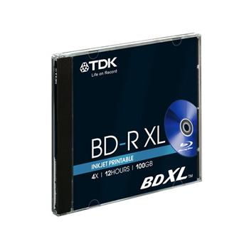TDK Blu-ray BD-R (4x) 100 GB Printable 1ks, Fat Jewel Case | VÝPREDAJ