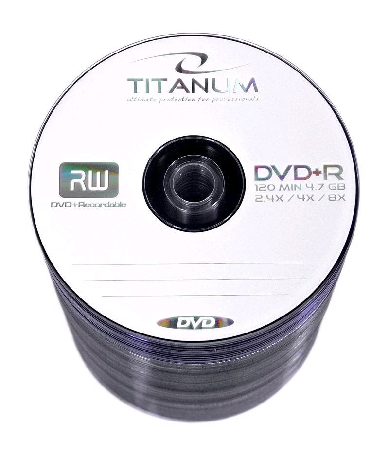 Titanum DVD+R [ spindle 100 | 4.7GB | 8x ] 1075 - 5905784762463 ...