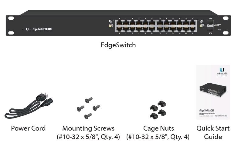 Ubiquiti EdgeSwitch PoE, 24x 10/100/1000, 500W | VÝPREDAJ